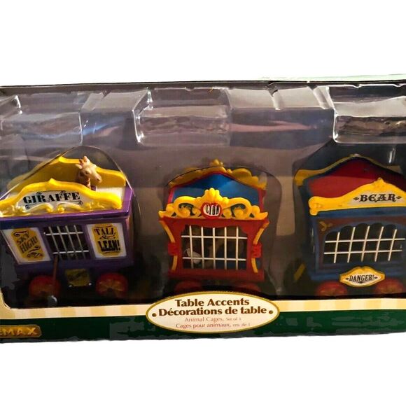 Lemax | Small Pets | Lemax Village Carnival Collection Animal Cages Set ...